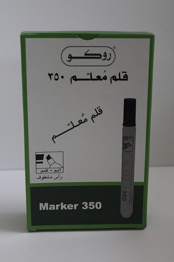 Roco F350 Permanent Marker, 1-4 mm Chisel Tip, Black : Buy Online at ...