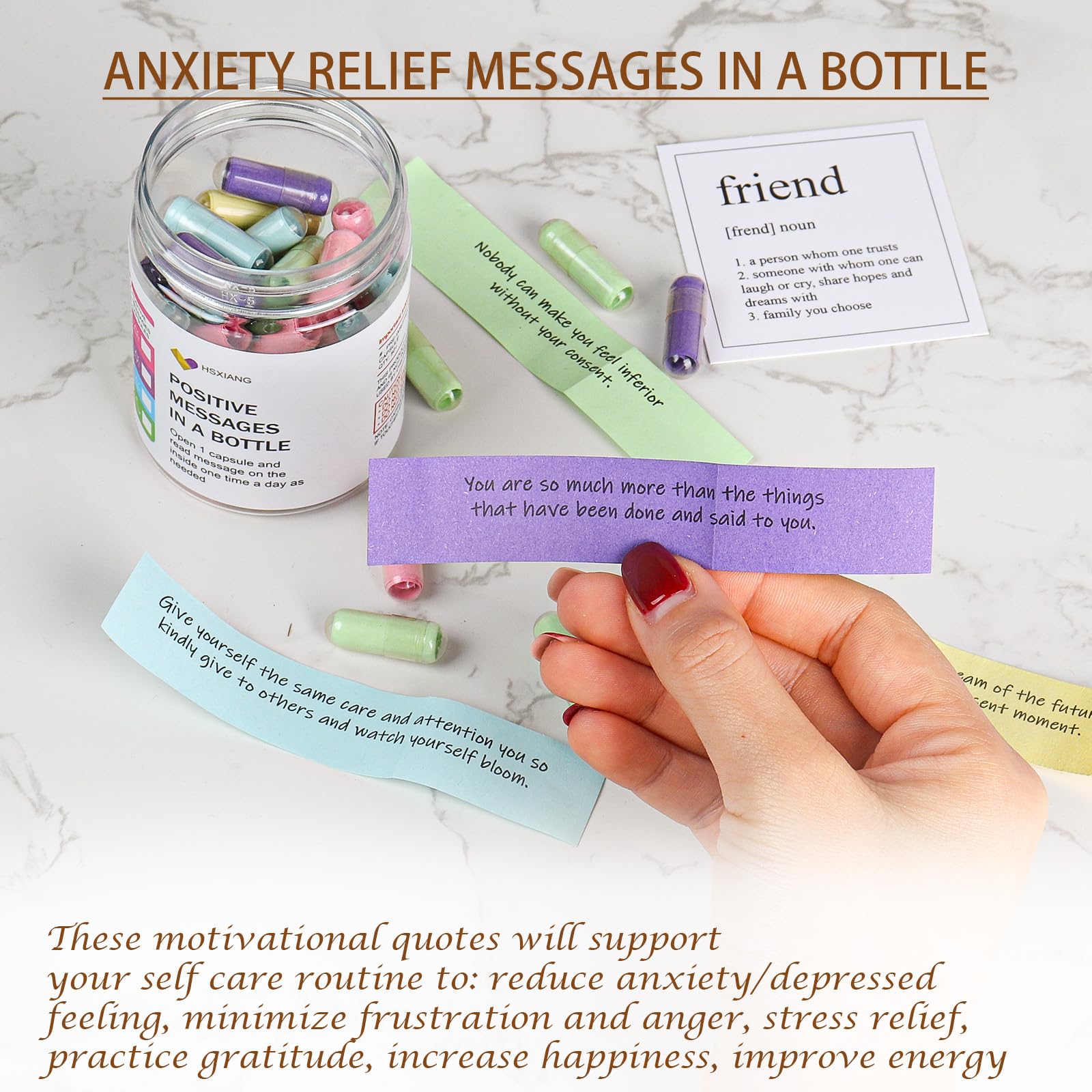 Positivity Flip Chart Daily Affirmations Jar, DIY Printable, Positive ...