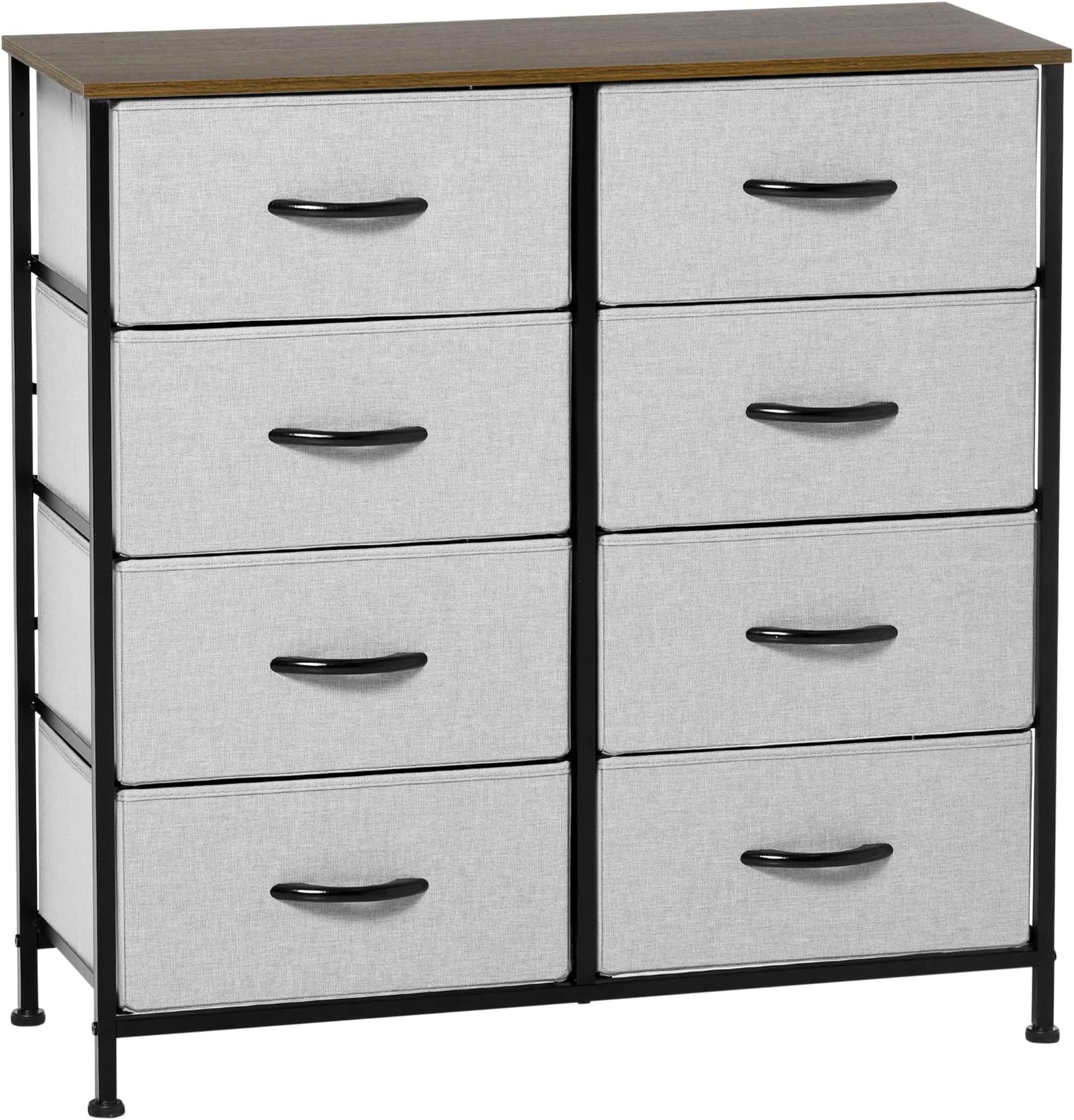 MYHMCT 8 Chest of Drawers Bedroom, Storage Drawers with Wooden Handles ...