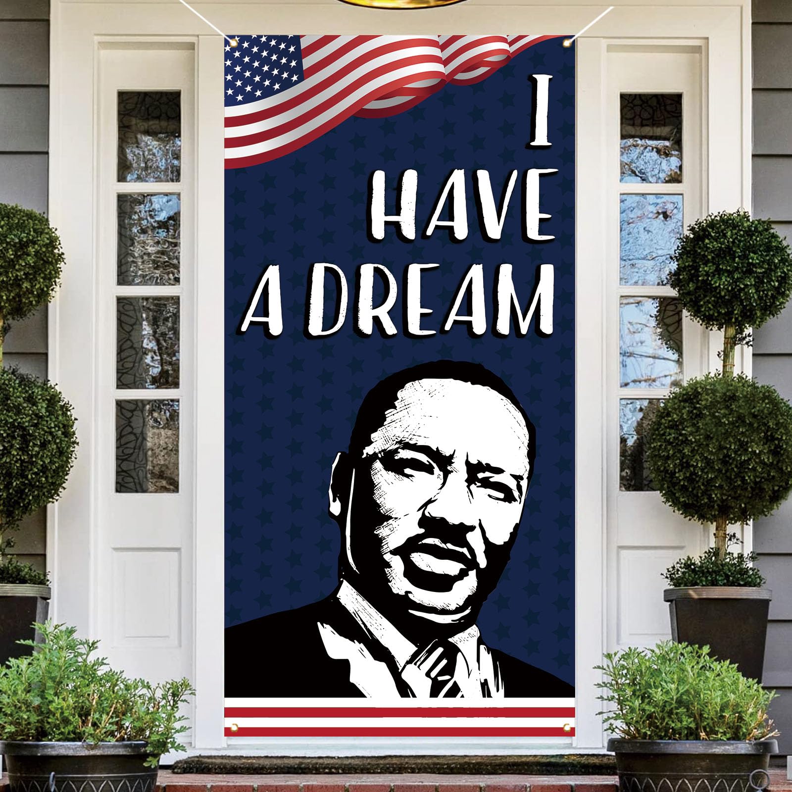 Snapklik.com : I Have A Dream Door Cover Martin Luther King Jr Day Photo Backdrop African ...