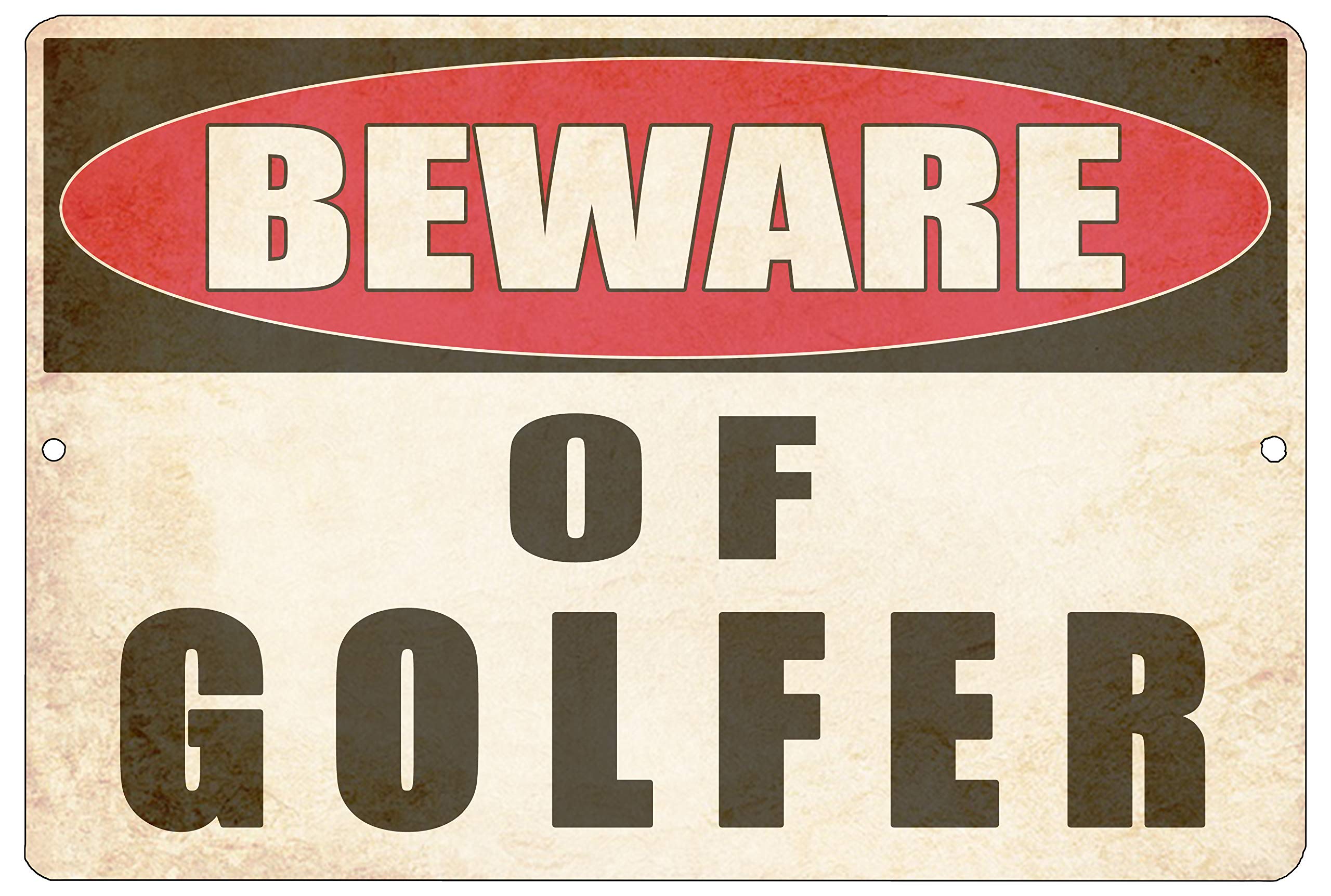 Rogue River Tactical Funny Golf Ball Metal Tin Sign Wall Decor Man Cave ...