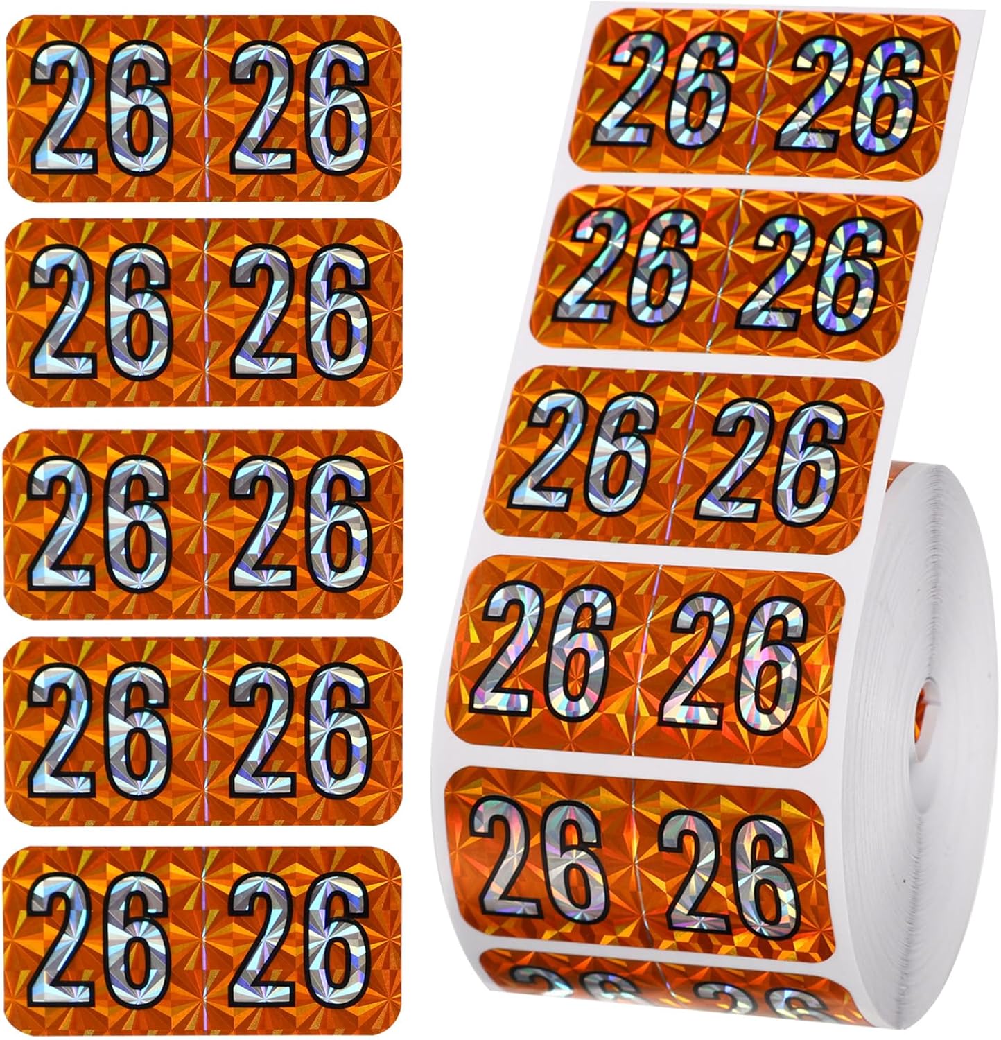 Amazon.com : 500 2026 Year Labels, 3/4 x 1-1/2 inch File Folder ...