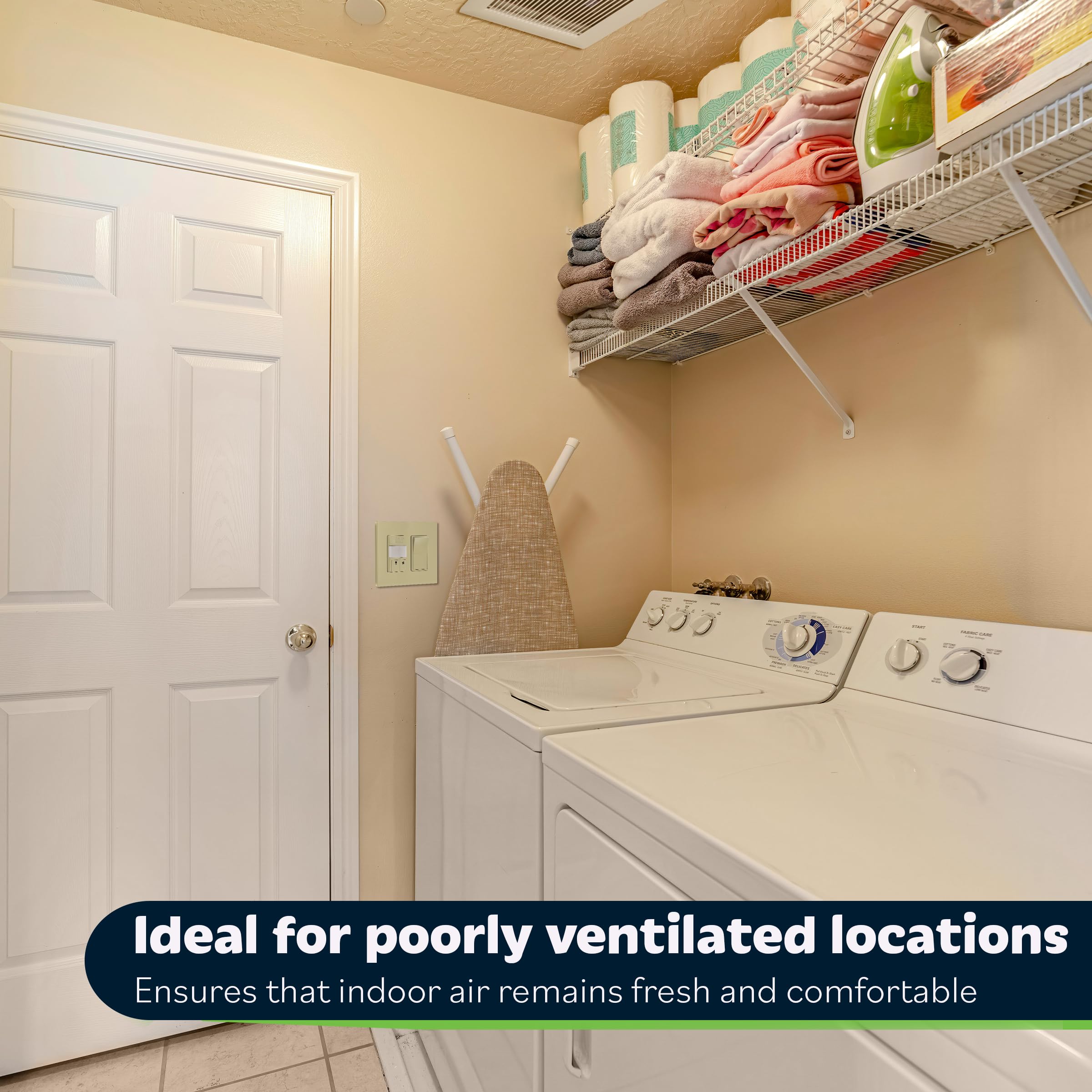 Snapklik.com : Dual Load Air Circulator Switch, Auto Hourly Fresh Air ...