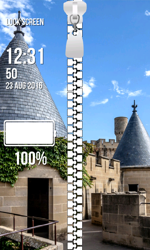 Zipper Lock Screen – Castles:Amazon.com:Appstore for Android
