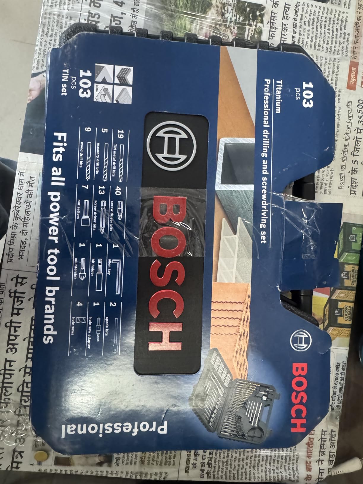 BOSCH 2608594070 Professional 103-Pcs Accessory Set