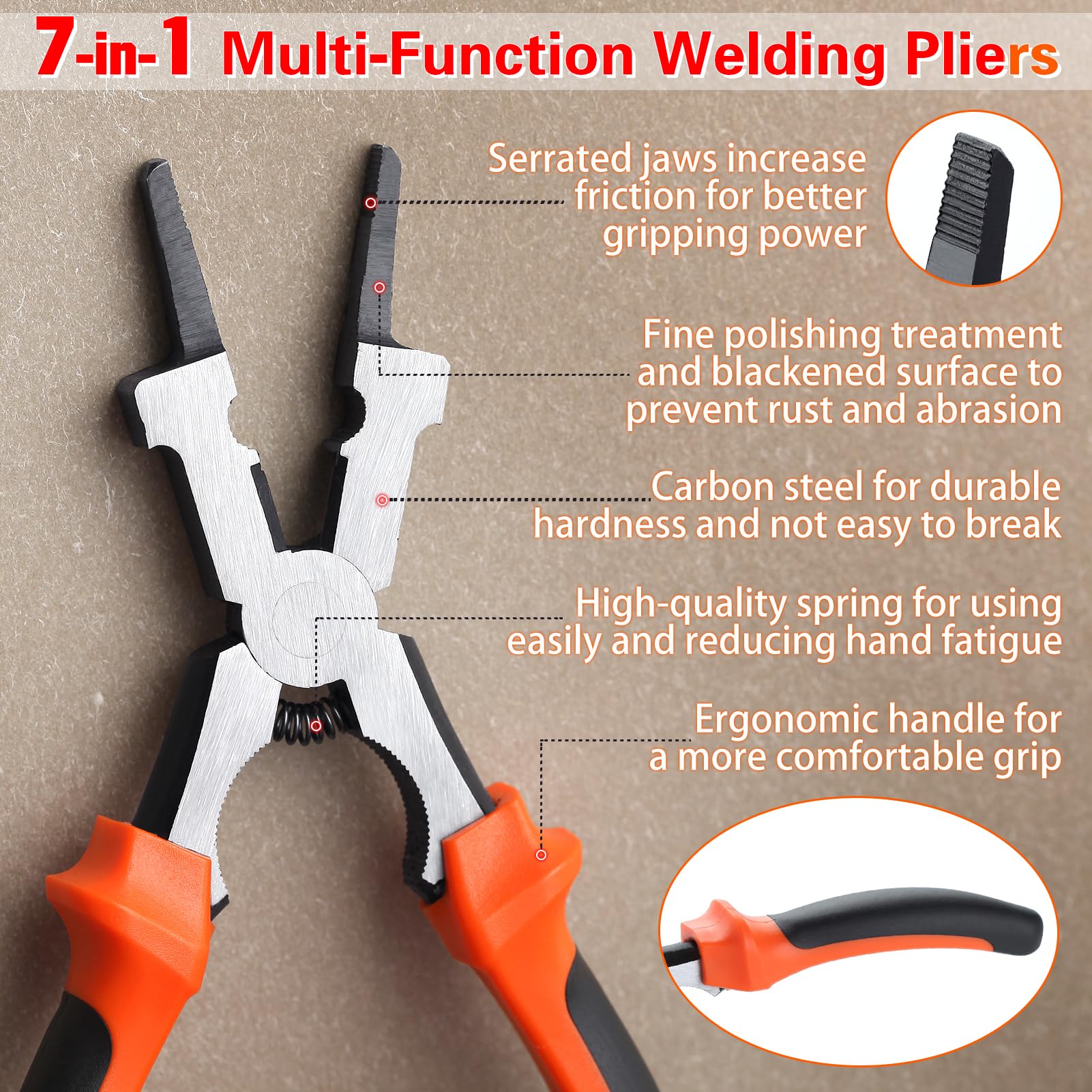 WeldingCity 8-inch Multifunction MIG Welding Plier Tool 8-inch MIG ...