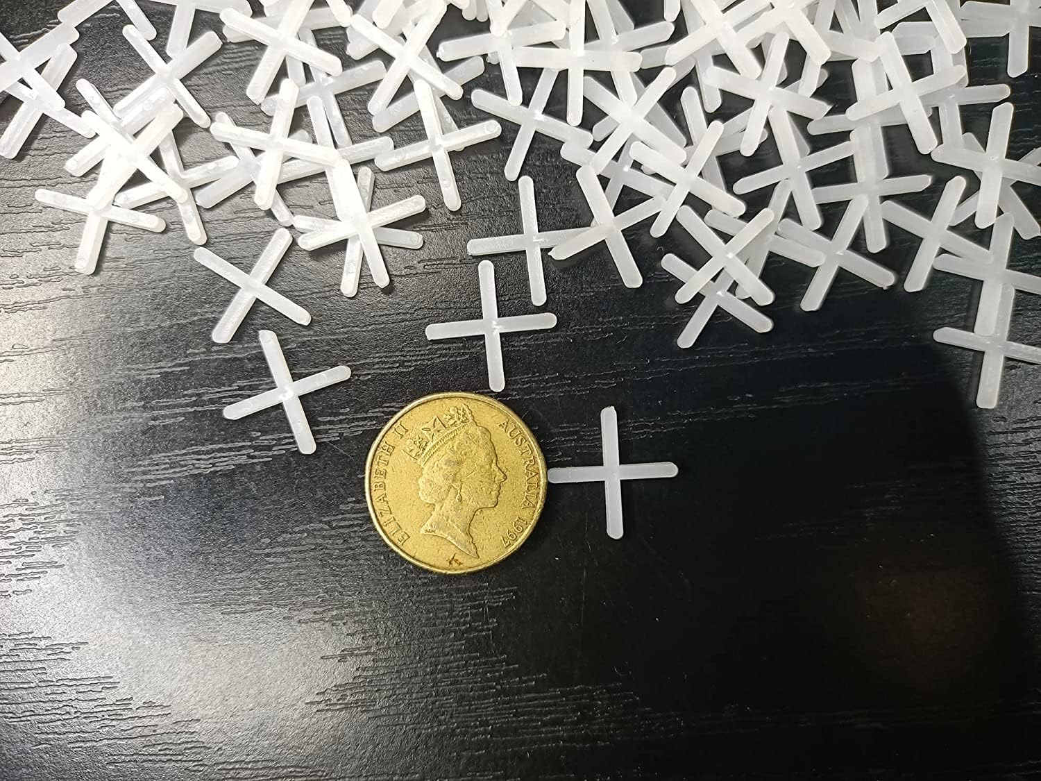 QTACIE Tile Spacers 2mm 1800Pcs Slab Spacers Plastic Cross Shaped ...
