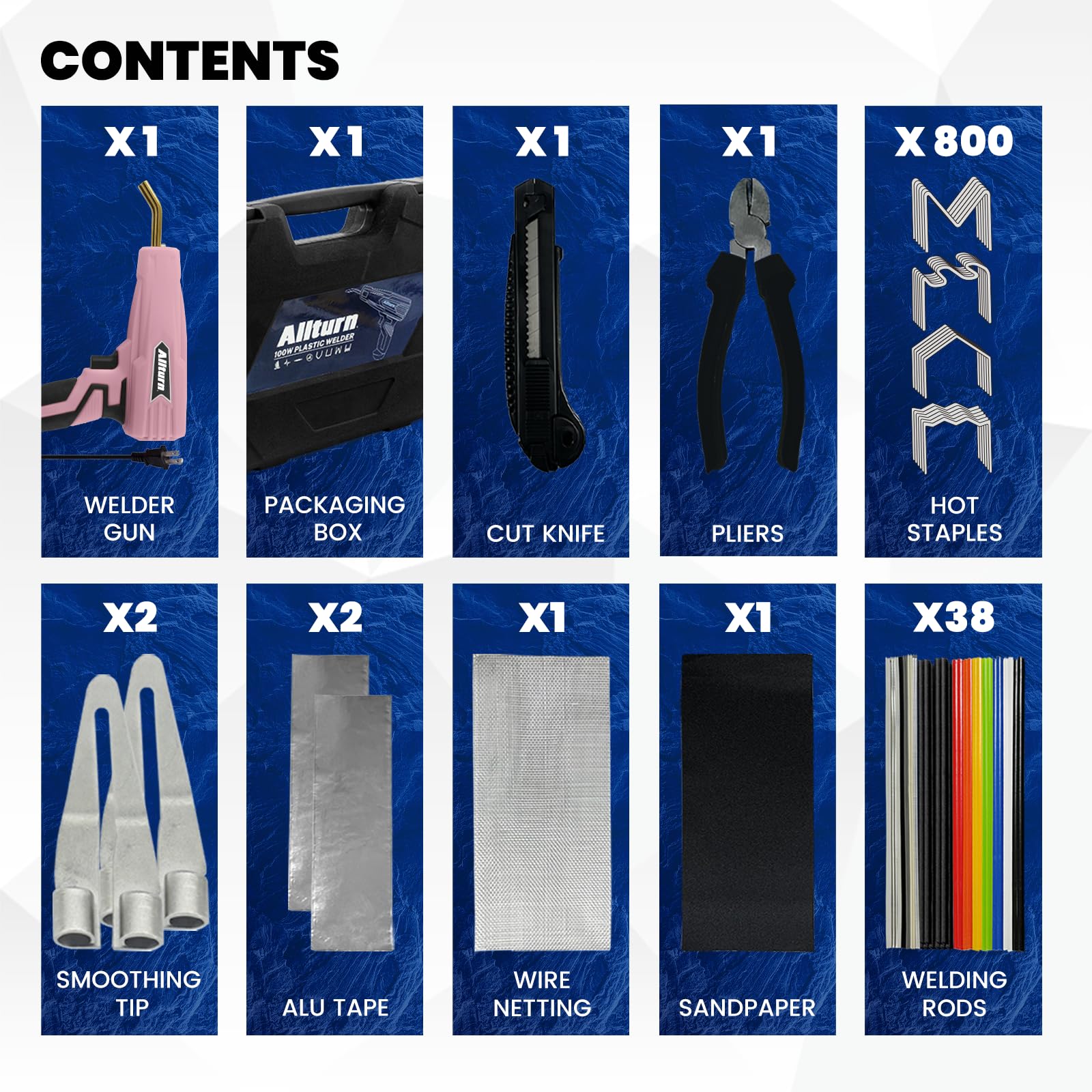 Snapklik.com : Allturn Upgraded Plastic Welder,Plastic Welding Kit,Hot ...