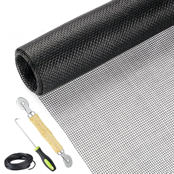 Buy Screen Repair Kit Easy DIY Project 36" x 90" Fiberglass Screen Mesh ...