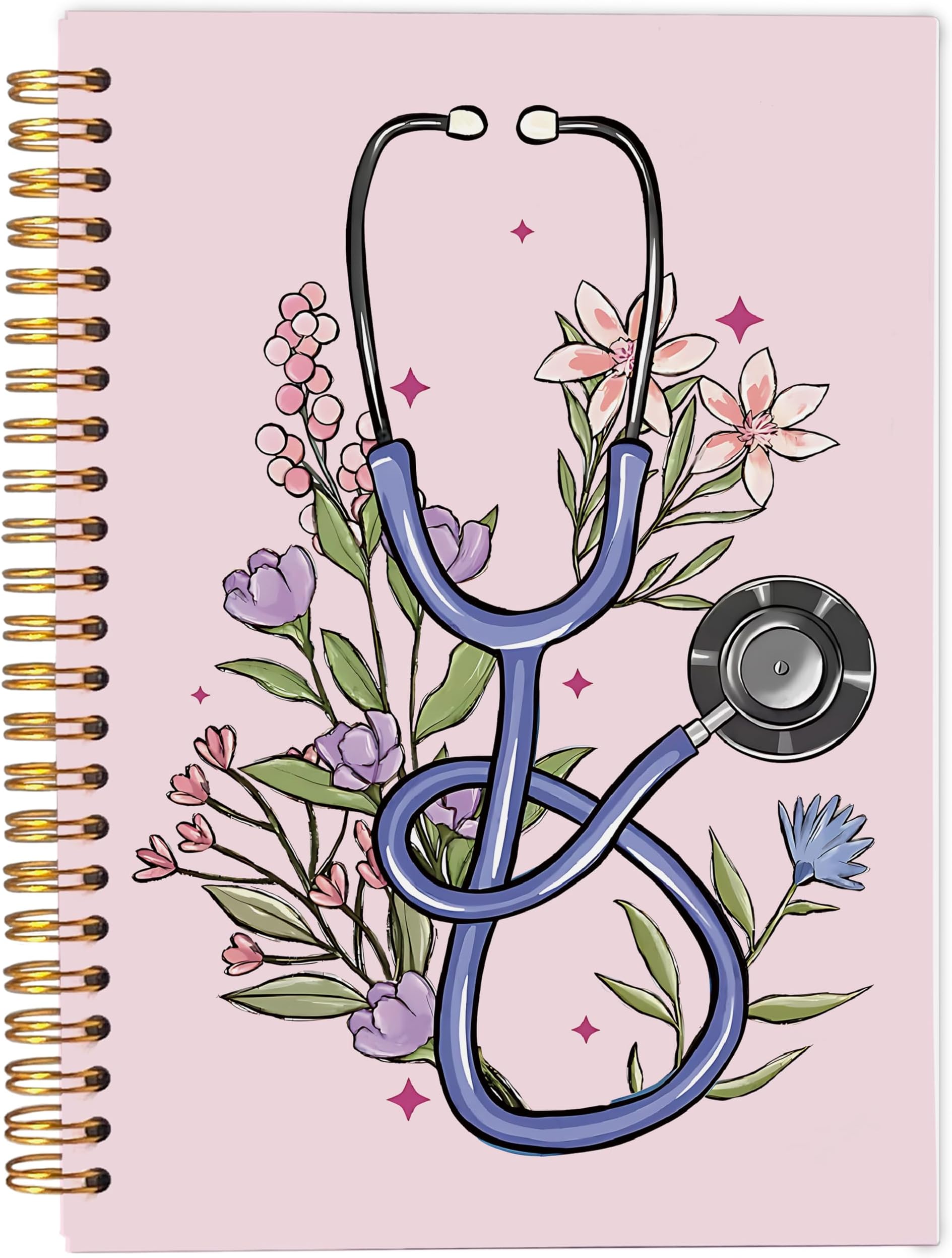 Amazon.com : Ecezatik Stethoscope Medical Notebook Journal, Doctor ...
