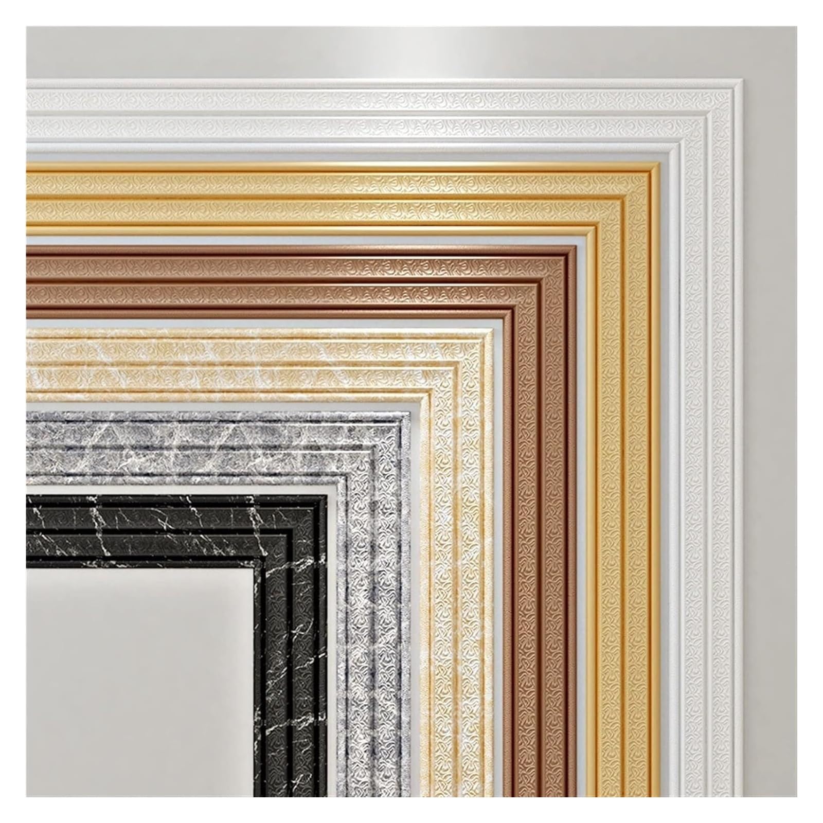 Amazon.com: Wallpaper Border,7.8ft Wall Edging Strip Self Adhesive 3D ...