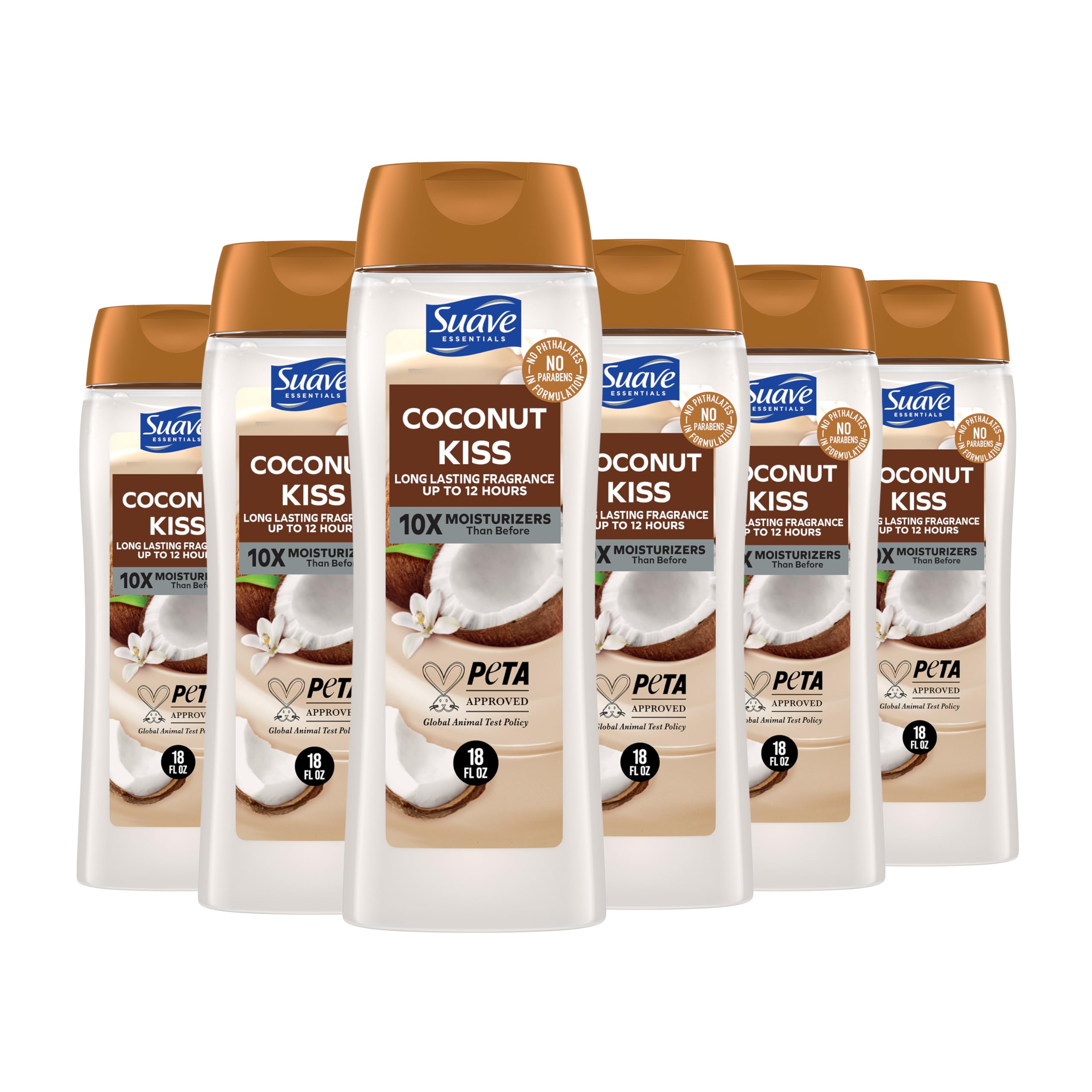 Amazon.com : Suave Moisturizing Body Wash Women, Coconut Kiss with ...