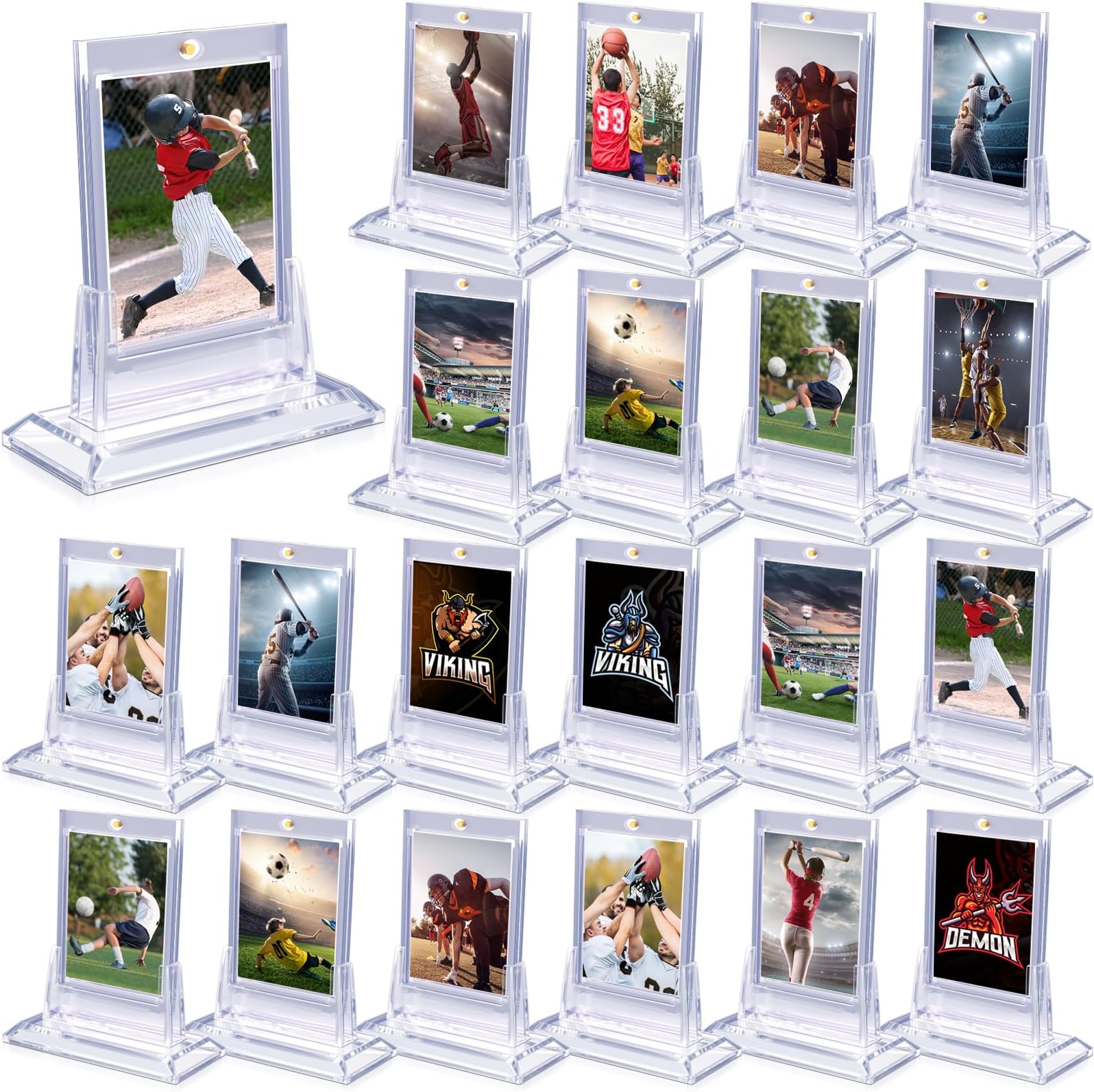Amazon.com: 12PCS Magnetic Card Holders for Trading Cards, Card ...
