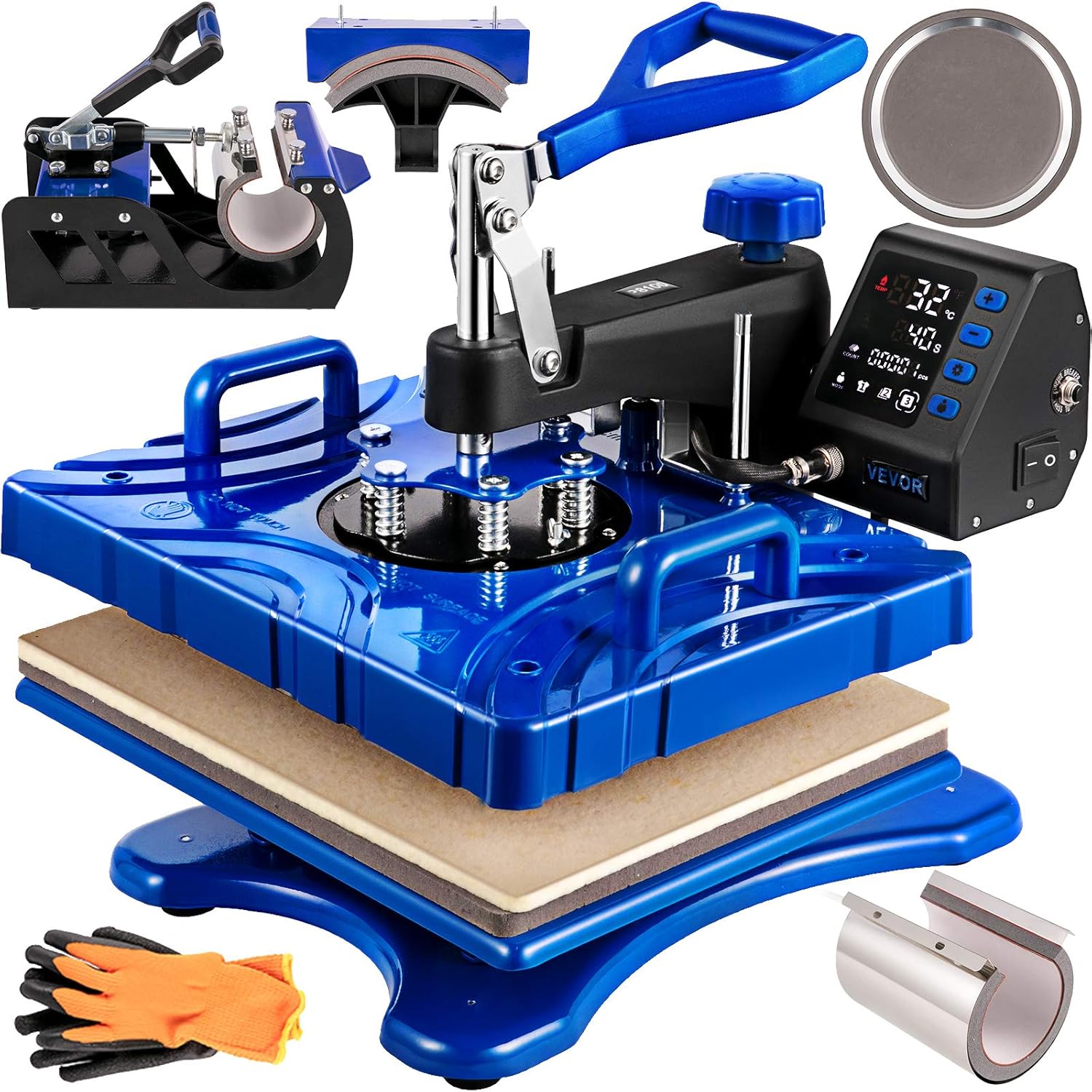 Buy VEVOR Heat Press 12X15 Inch 6 In 1 Heat Press Machine 800W Heat buy-vevor-heat-press-12x15-inch-6-in-1-heat-press-machine-800w-heat