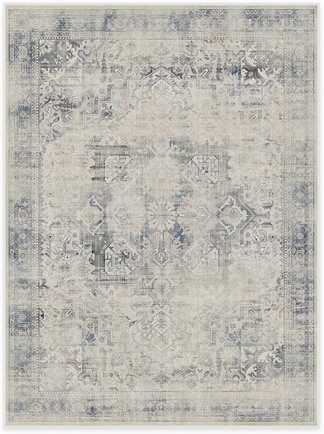 Amazon.com: Ruggable Kamran Washable Rug - Perfect Vintage Area Rug for ...