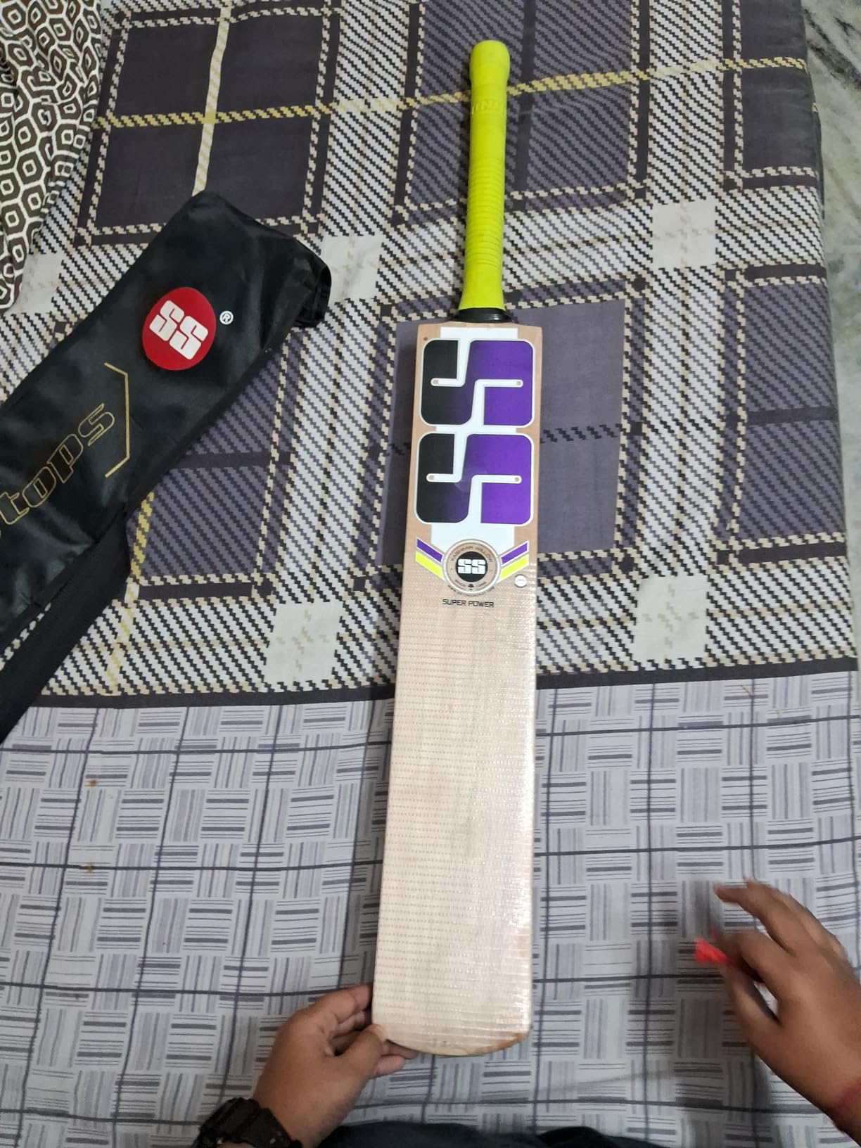 SS Super power kw bat Grade 5 Kashmir Willow Cricket Bat ( Size: Short ...
