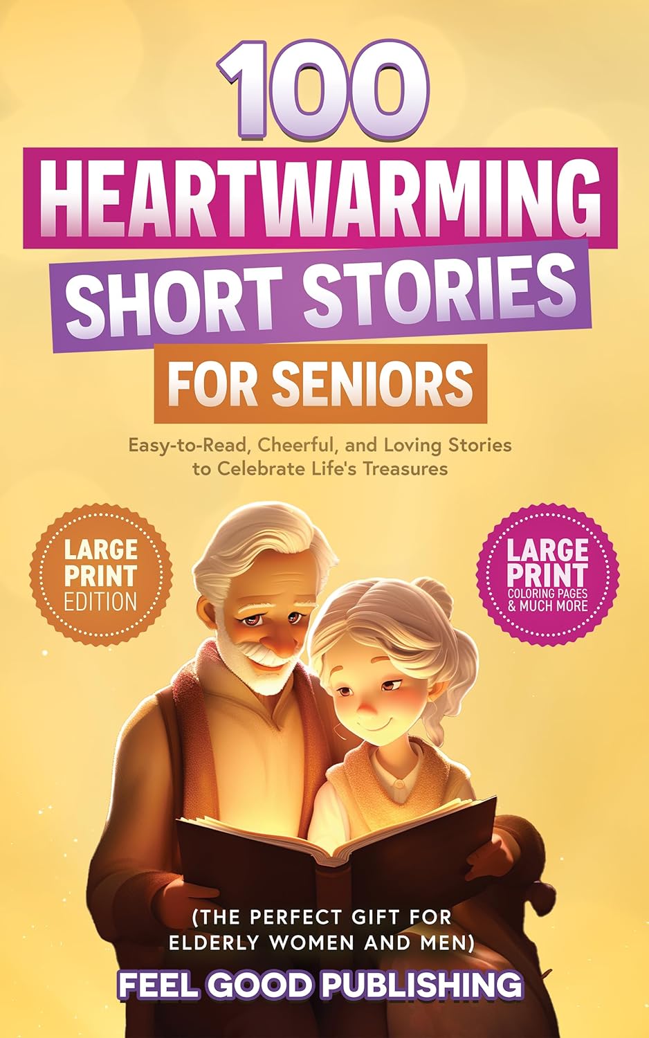 Amazon.com: 100 Heartwarming Short Stories for Seniors: Easy-to-Read ...