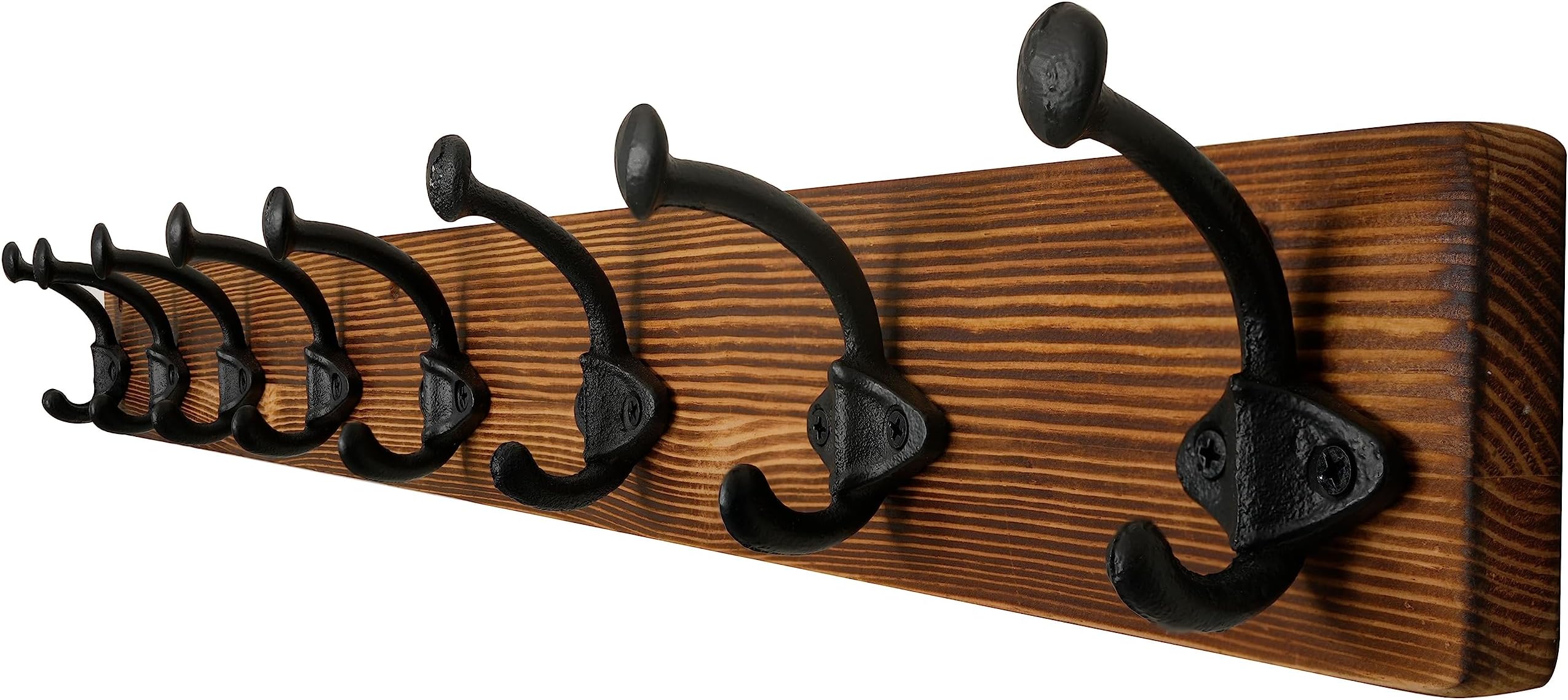 Amazon.com: WEBI Rustic Coat Rack Wall Mount,35.43" Long 8 Cast Iron ...
