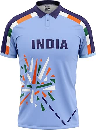 Amazon.com: India 1998 ICC Champions Trophy Cricket Fan Jersey ...
