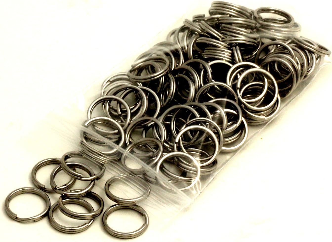 Amazon.com: Stainless Steel Key Rings 1/2" (12mm) Split Ring, (10 pcs ...