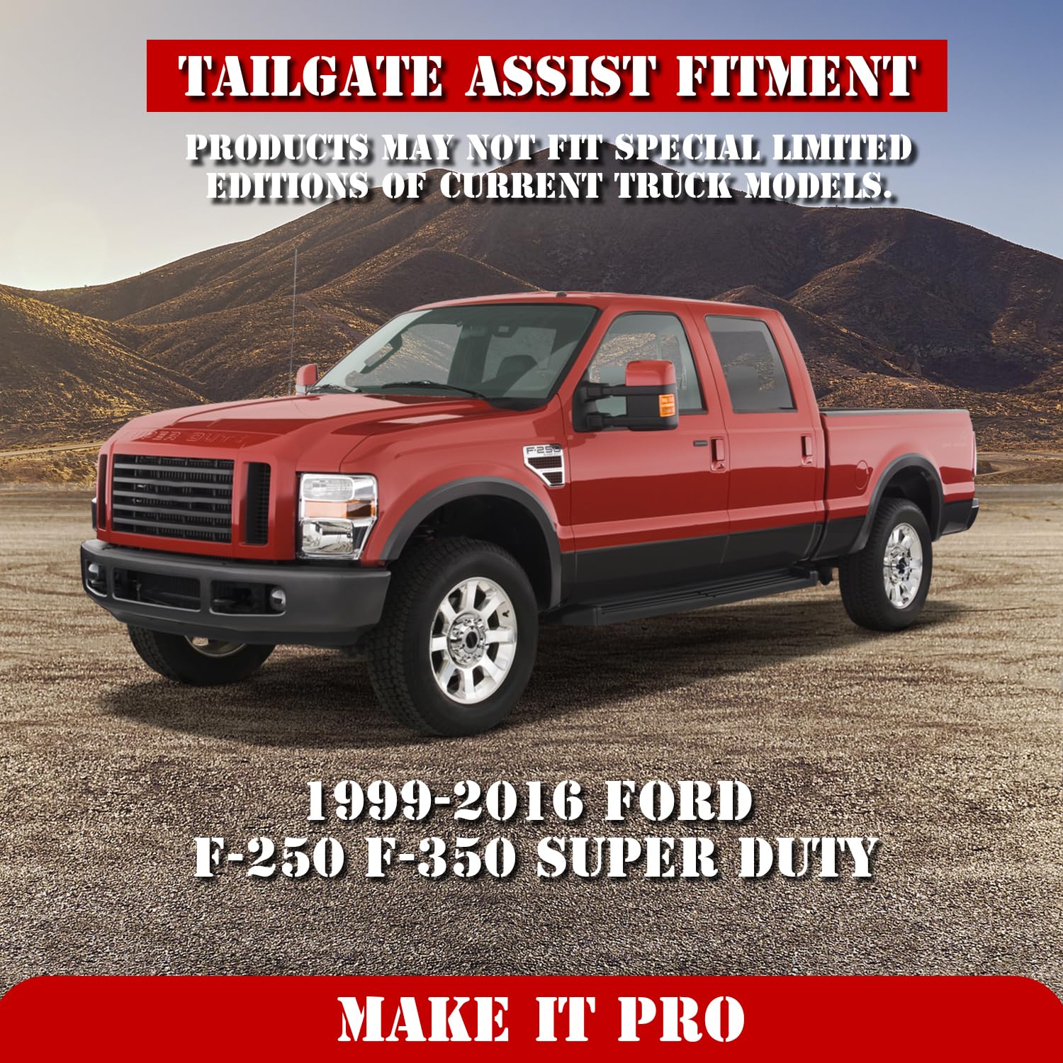 Snapklik.com : KitsPro Truck Tailgate Assist For Ford F-250 F-350 Super ...