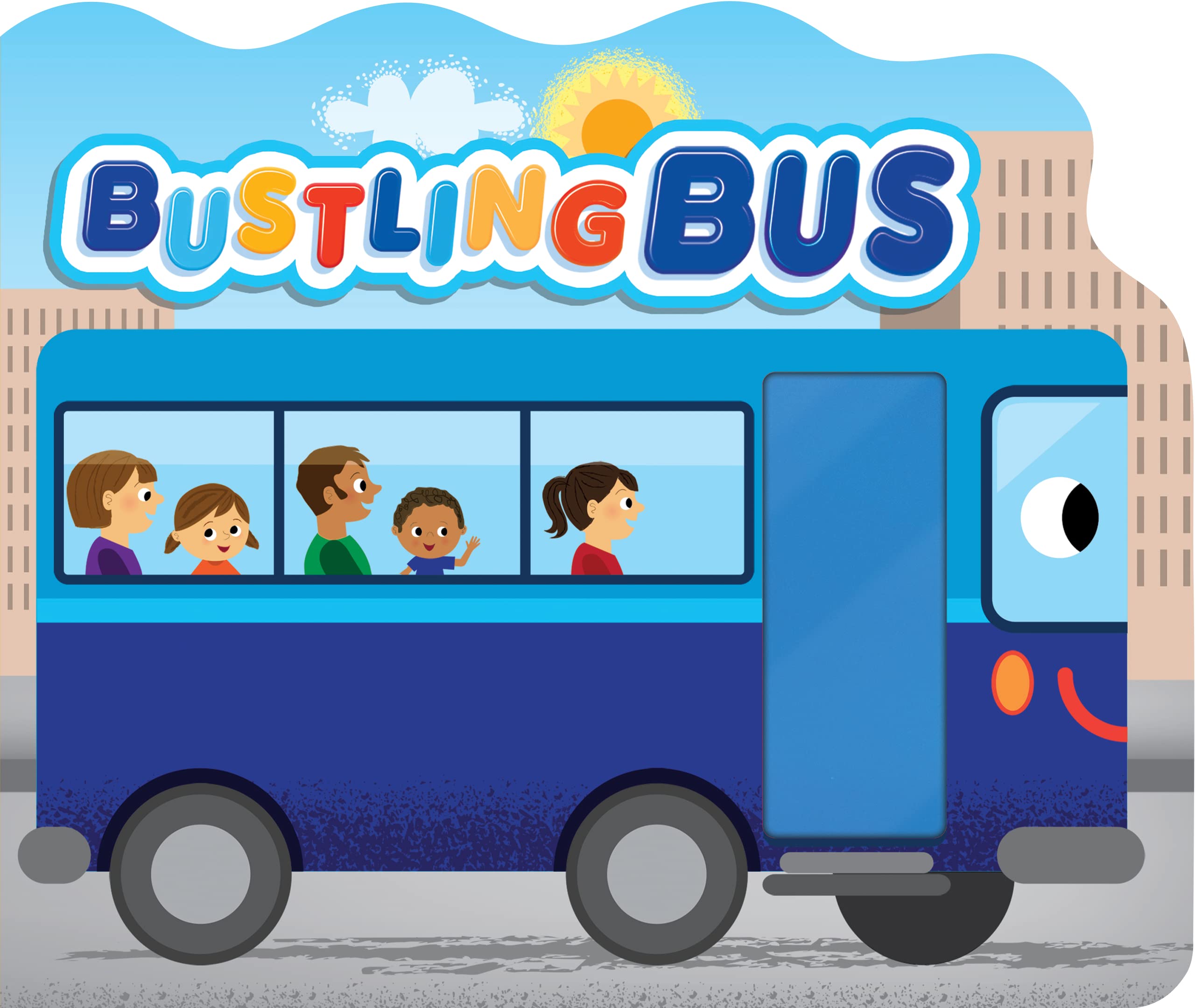 Bustling Bus - Touch and Feel Board Book - Sensory Board Book: Little ...