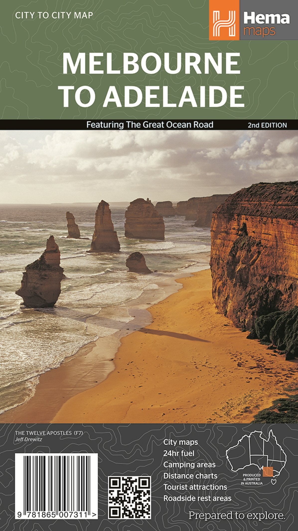 Mapa De Melbourne Y Adelaida-australia 720+ Adelaide Map Stock