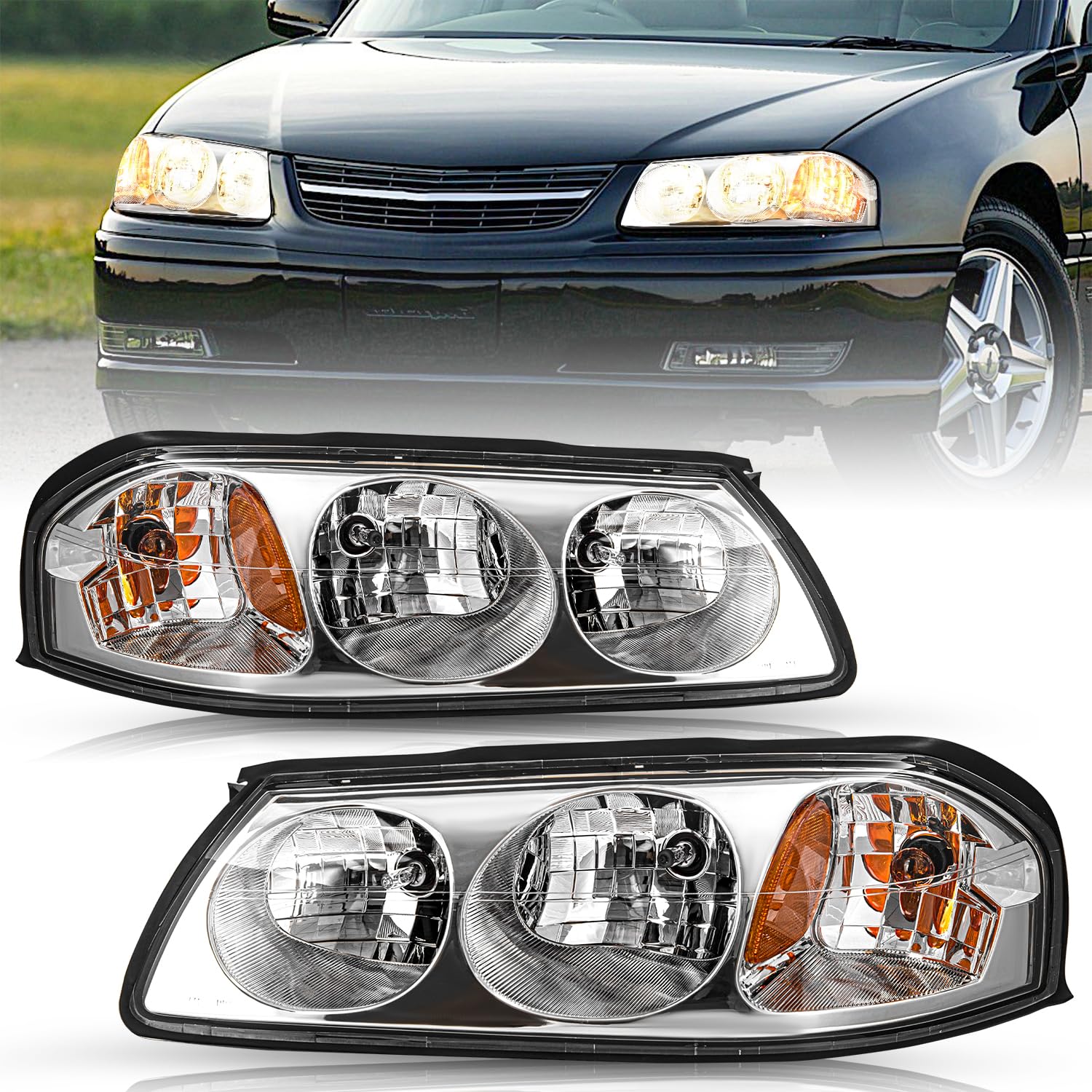 2001 Chevy Impala Headlights Amazon.com: For Chevrolet Chevy Impala