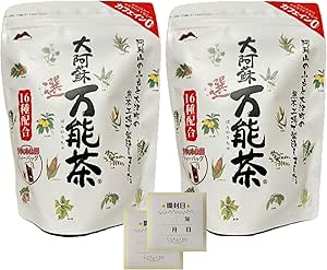 Amazon | 【2袋セット】村田園 大阿蘇万能茶（選） 140g（10g×14包）ティーバッグ ＋ オリジナル開封日シール2枚 | ノーブランド品 | 抹茶 通販