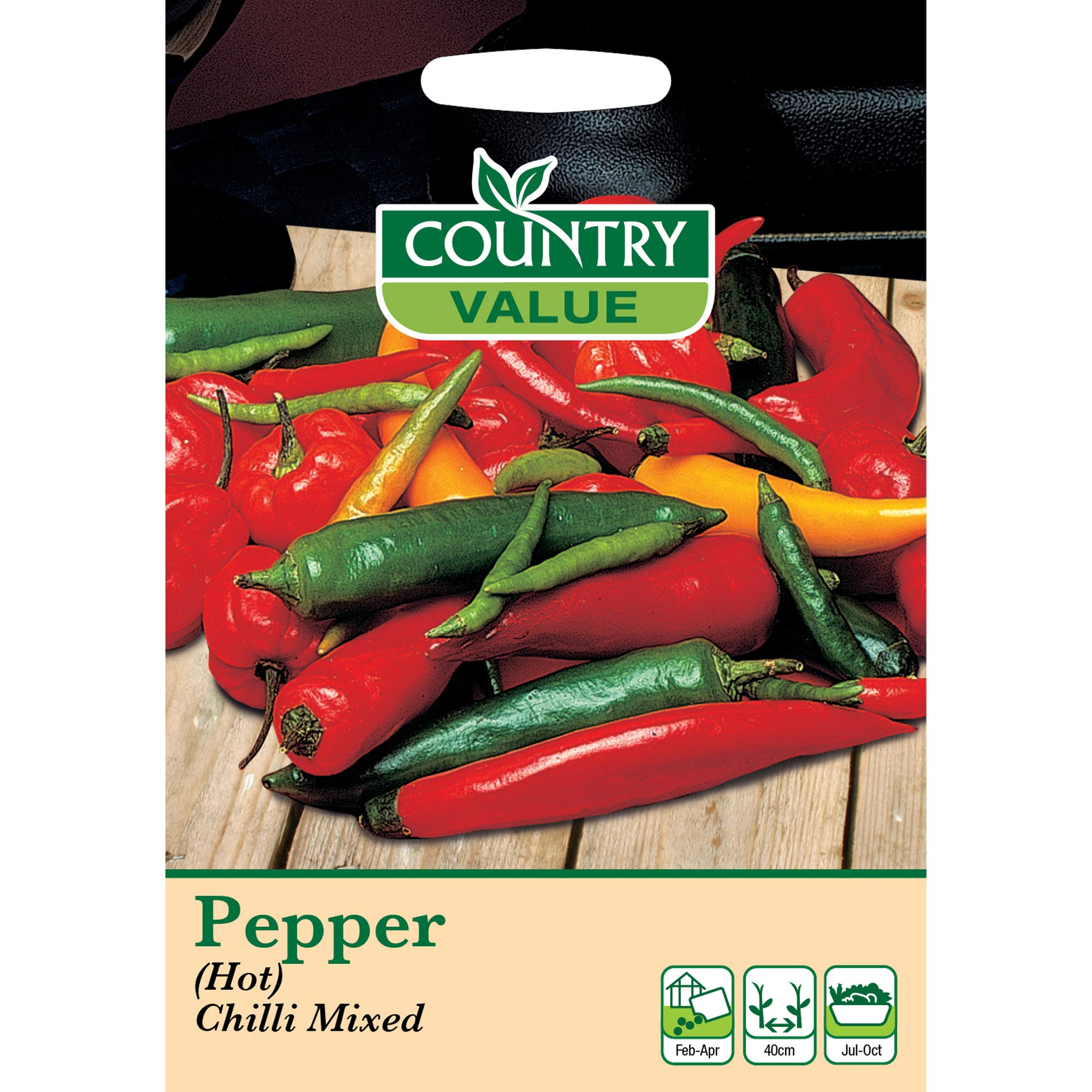 Pepper Hot Chilli Mixed Seeds by Country Value : Amazon.co.uk: Garden