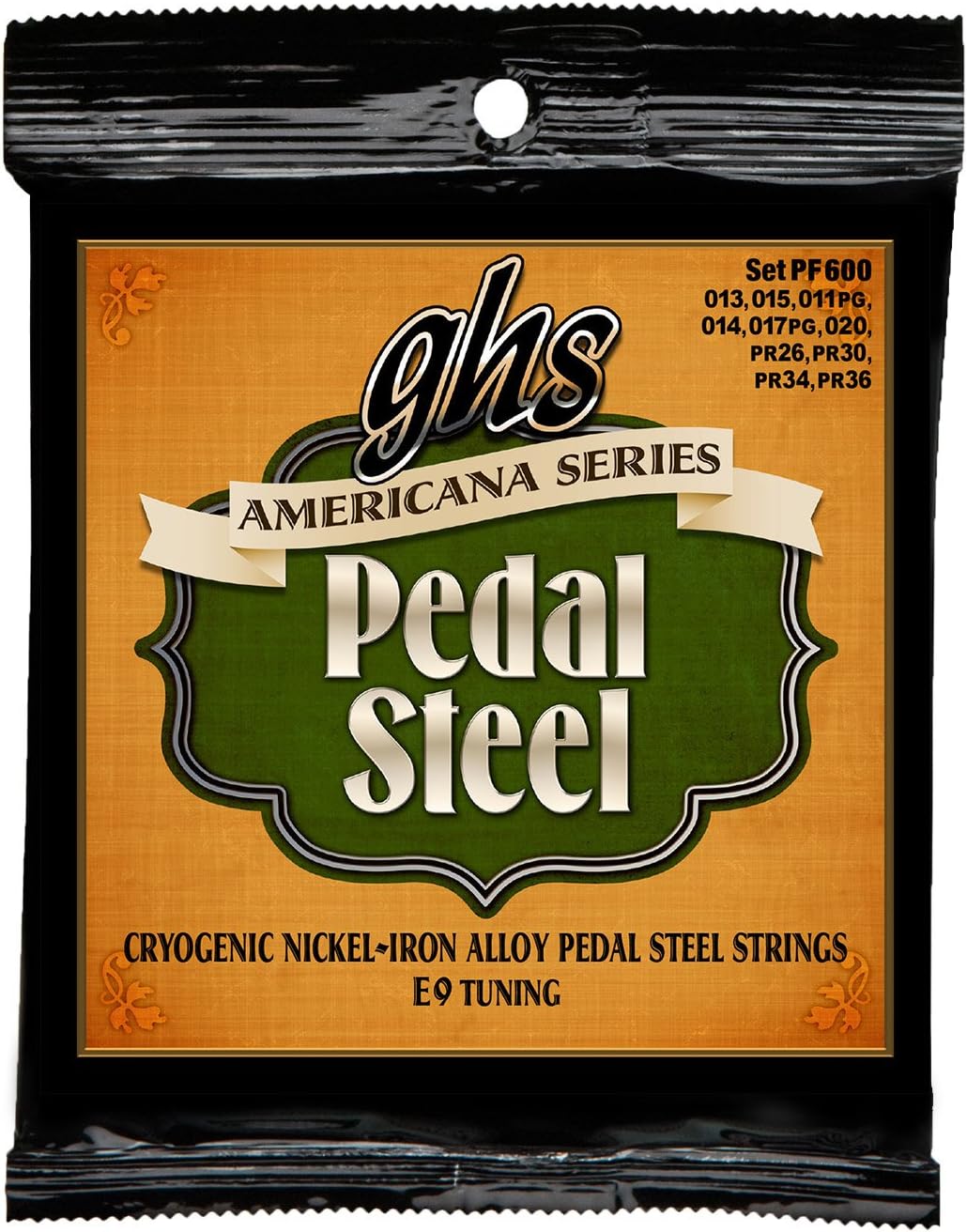 Amazon.com: GHS Strings - Pedal Steel Strings - Americana Series - E9 Tuning - 013-036 - Model ...
