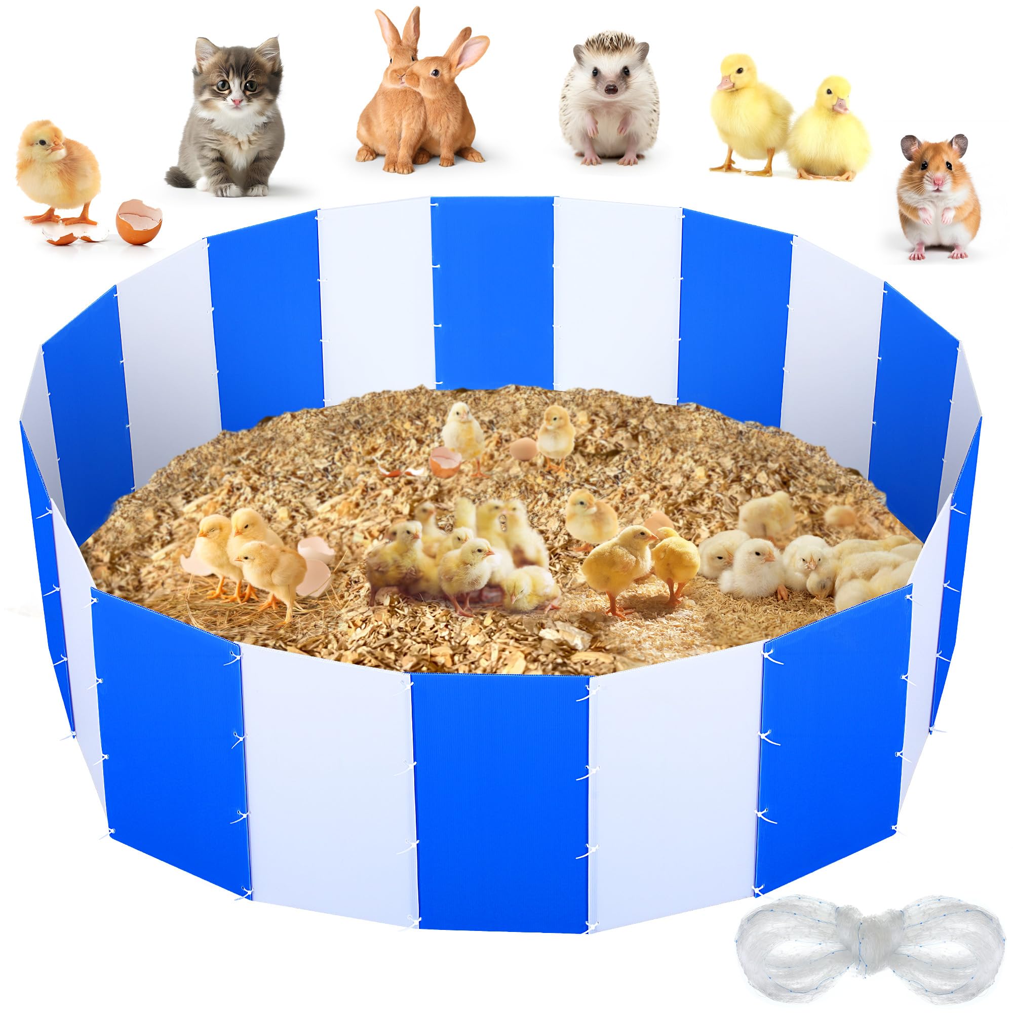 Dreyoo Brooder Box for Chick, Chick Starter Home Kit Holds up to 30 ...