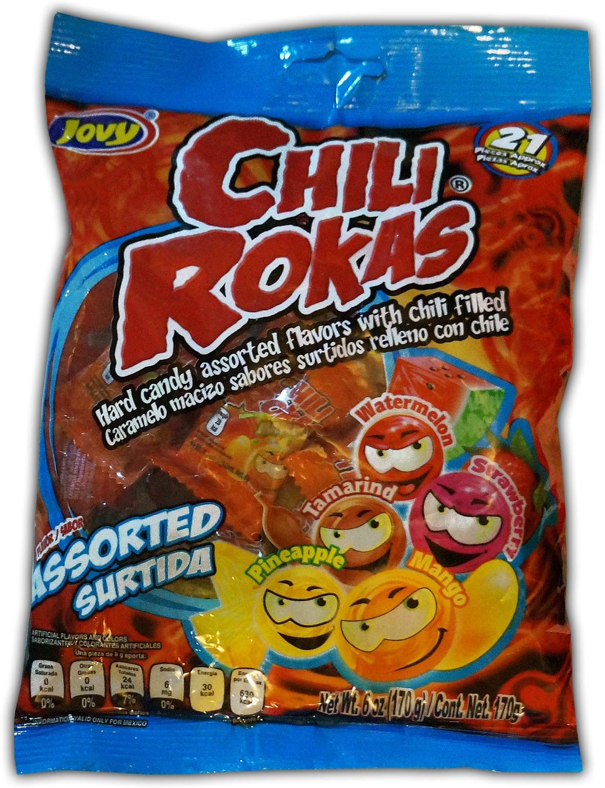 Amazon.com : Mexican Chili Candy Assortment - Spicy and Sweet Chilli ...