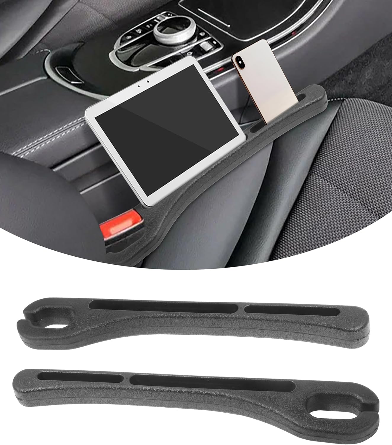 Amazon.com: bylikeho 2 Pack Car Seat Gap Filler,Car Gap Filler,Car ...