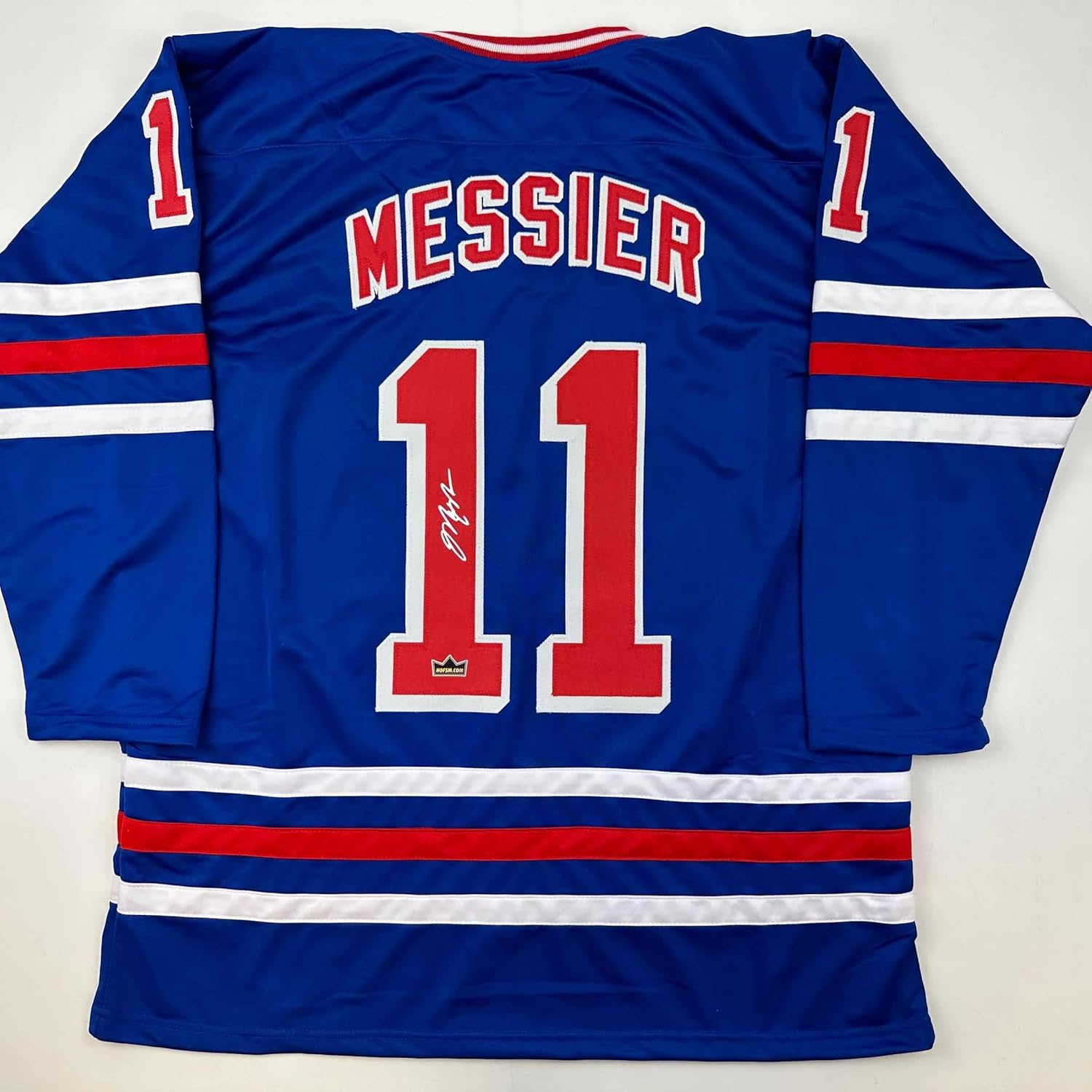 Facsimile Autographed Mark Messier New York Blue Reprint Laser Auto ...