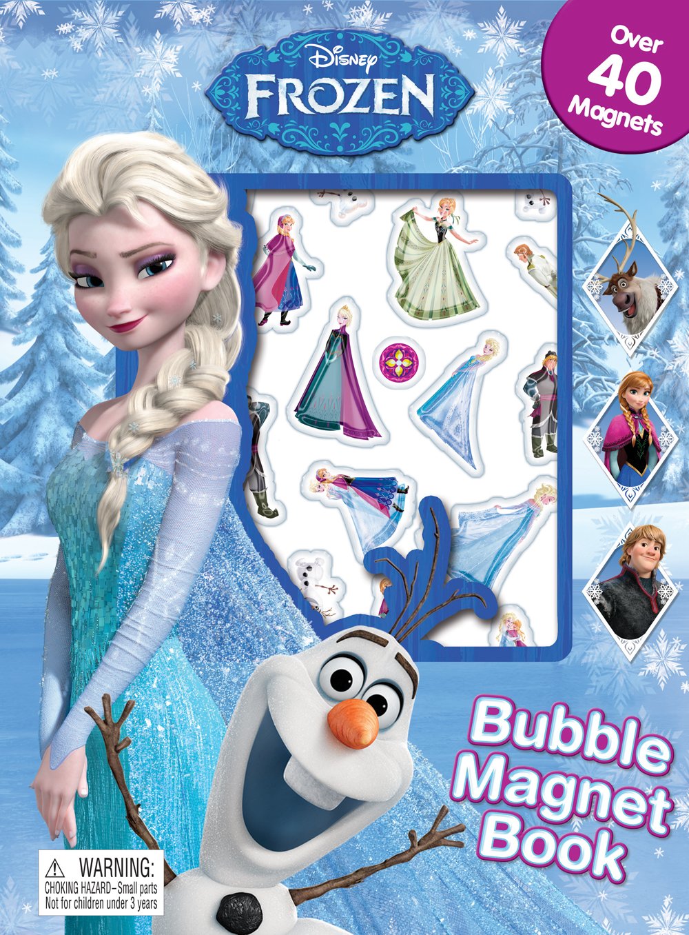Disney Frozen Bubble Magnet Book: Phidal Publishing Inc.: 9782764330470 ...