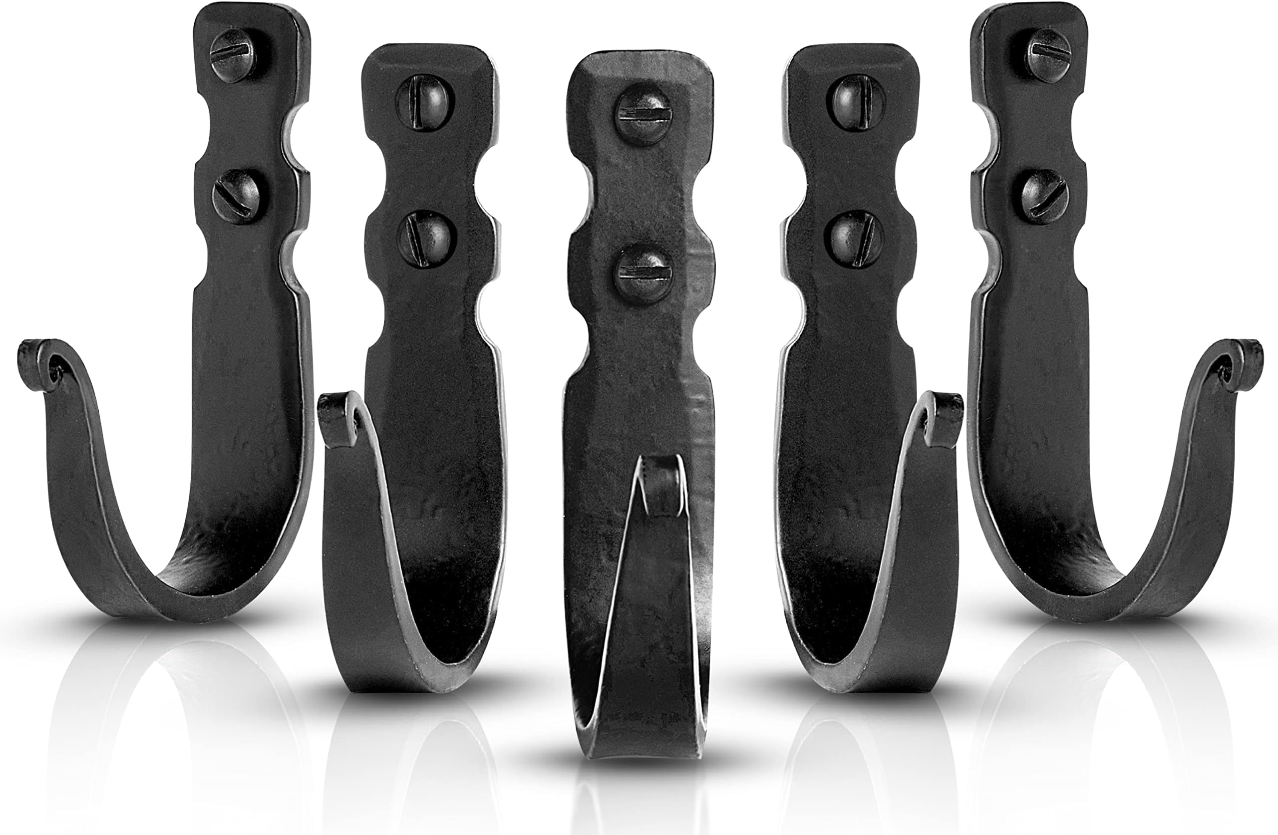 Amazon.com: Wrought Iron Hooks for Wall, Decorative Horsehead Hooks ...