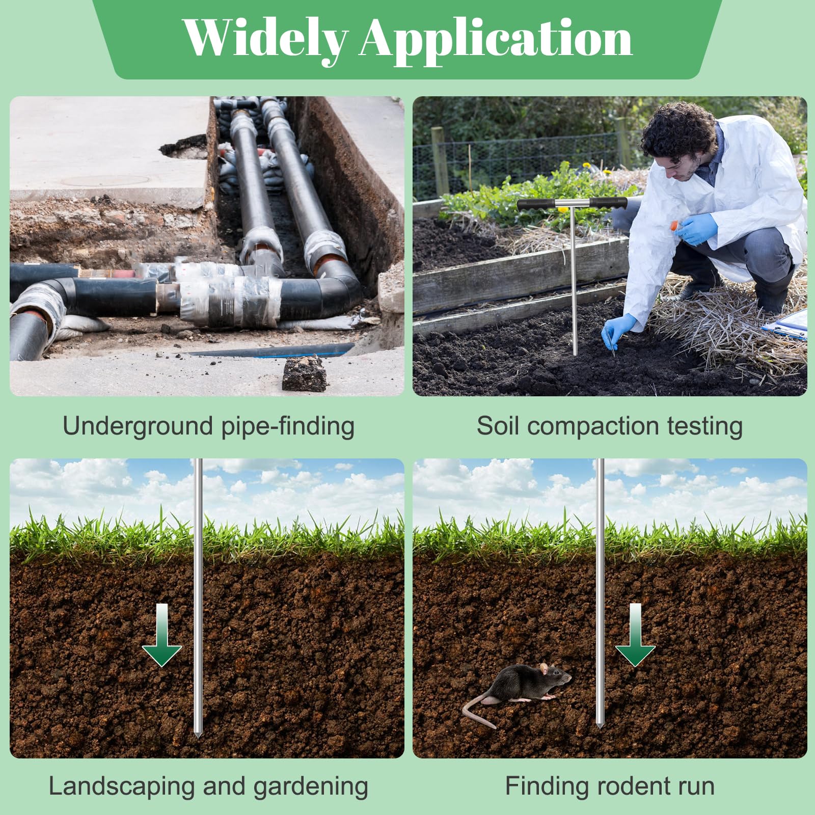 Septic Tank Finder 42-Inch Rod With T-Handle - Septic Tank Locator ...