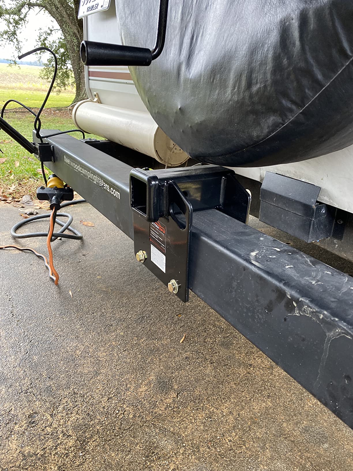 Amazon.com: HITOWMFG 2 inch RV Bumper Mount Hitch Receiver for 4x4 inch ...