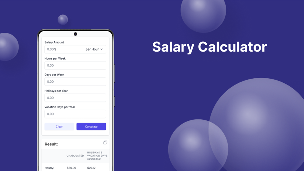 Salary Calculator - App on Amazon Appstore