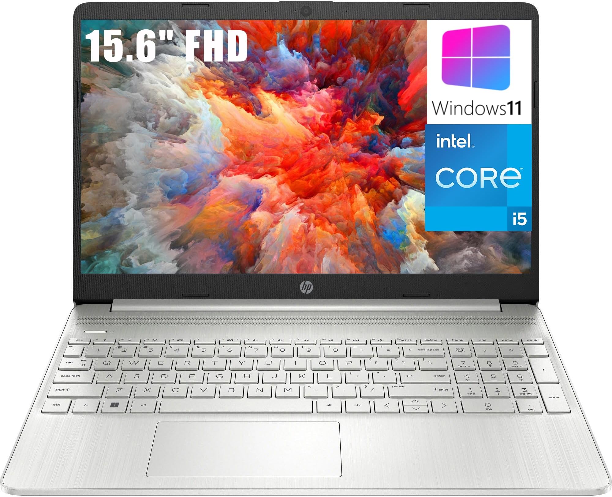 Amazon.com: HP 15.6" FHD Notebook Intel Core i5-1235U 8GB RAM 512GB SSD ...