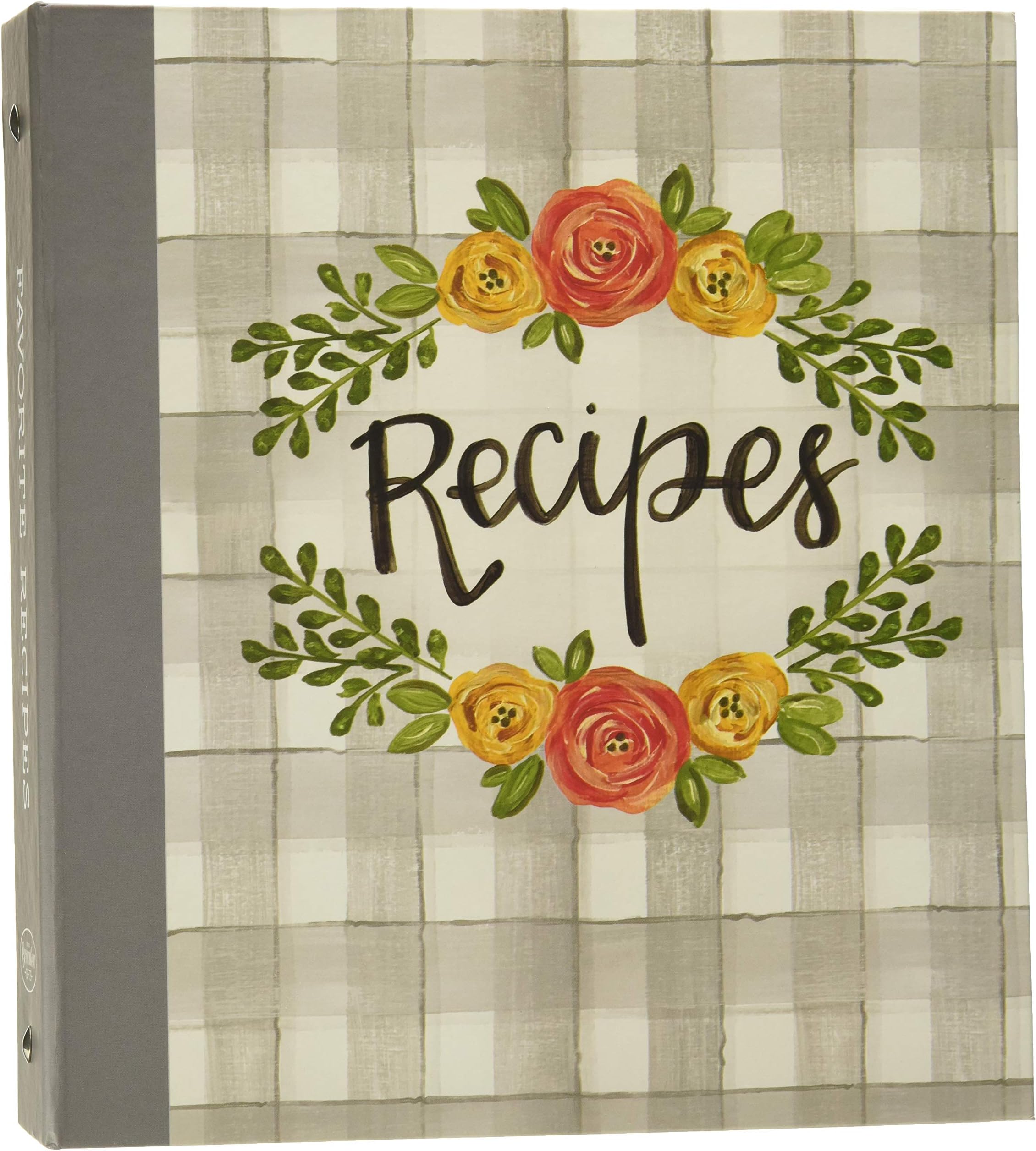 Amazon.com: Recipe Binder 3 Ring Kit - 8.5x11 Full Page Recipe Book ...