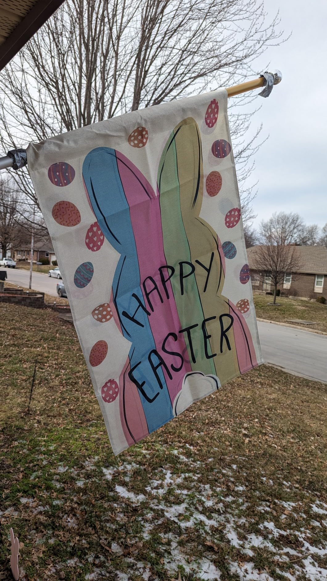 Amazon.com : TaHLga Easter Garden Flag 28 x 40 inches Double Sided ...