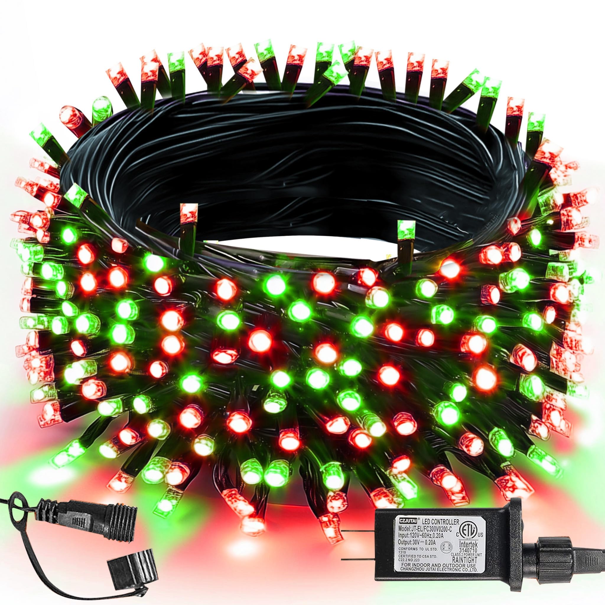 TW SHINE Christmas Lights, 200 LED 66FT Outdoor Christmas Lights Plug ...