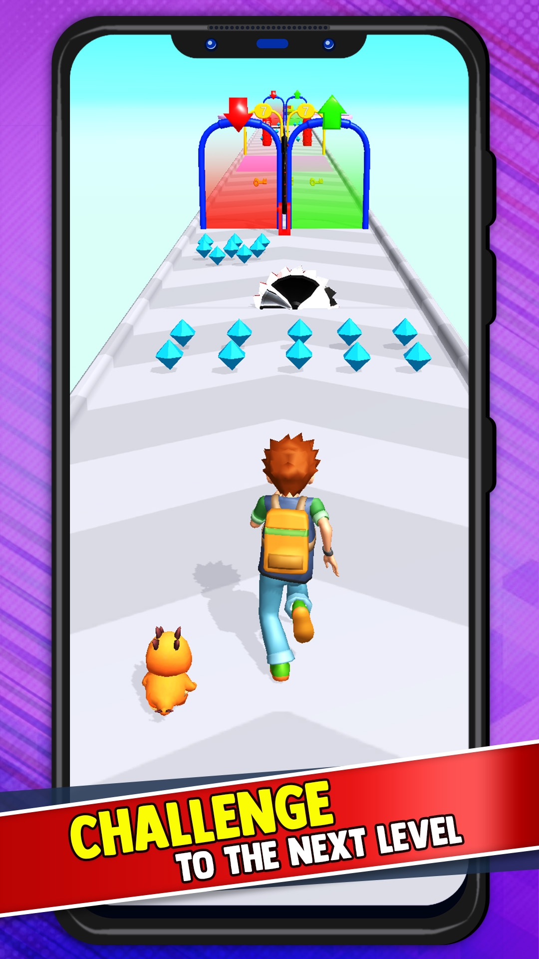 Monster Squad Runner! Catch Them All Monsters Rush 3D - Catch and Collect Battle Monsters Train ...