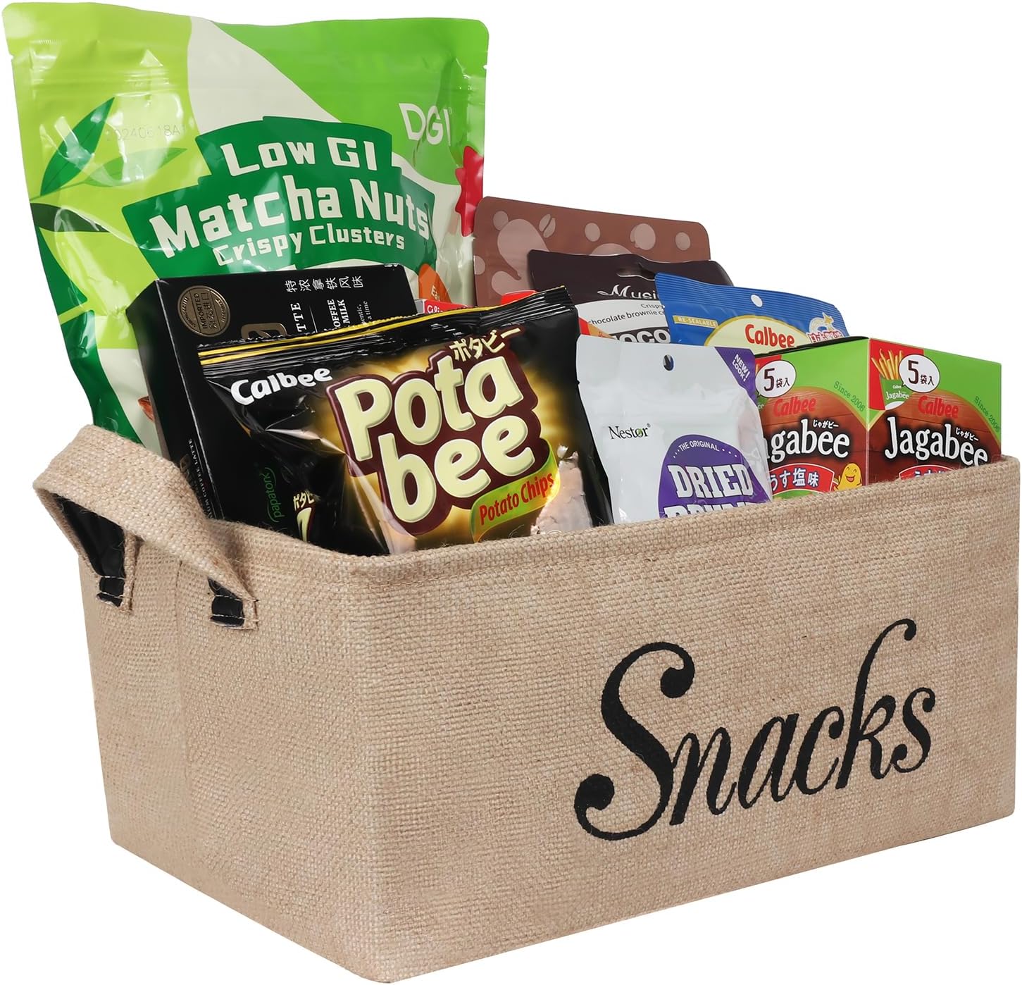 Amazon.com: TNNTOPELE Snack Bin for Pantry - Snack Basket Organizer for ...