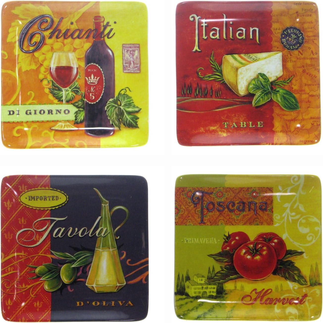 Amazon.com | Certified International Tuscan Table 8-1/4-Inch Dessert ...