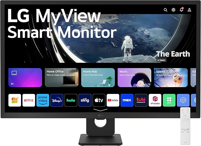 Amazon.com: LG 32SR50F-B MyView Smart Monitor 32-Inch FHD (1920x1080 ...