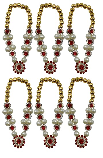 ARTISKRITI Jarkan Small Mala for God Idols and Statues, Pooja Haar Mala ...