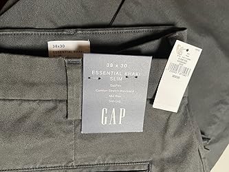 GAP Men's Essential Slim Fit Khaki Chino Pants at Amazon Men’s Clothing store